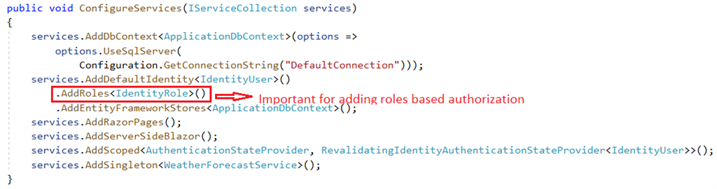 Role Based Authorization In Blazor Role Based Authorization In Blazor